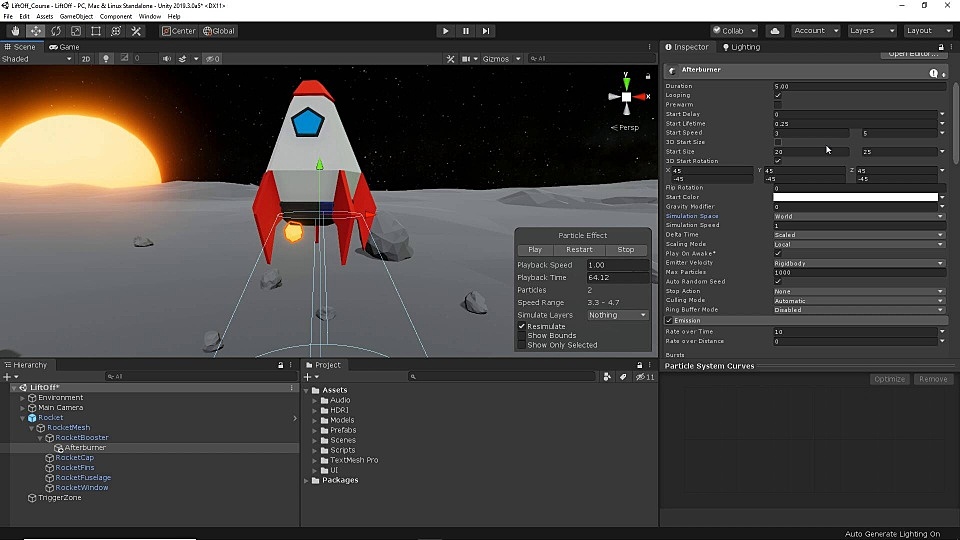 Creating an Afterburner Particle Effect - CG Cookie