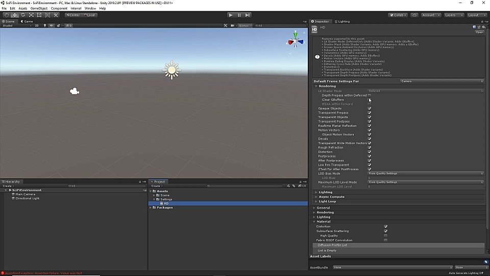 Hdrp Setup Cg Cookie