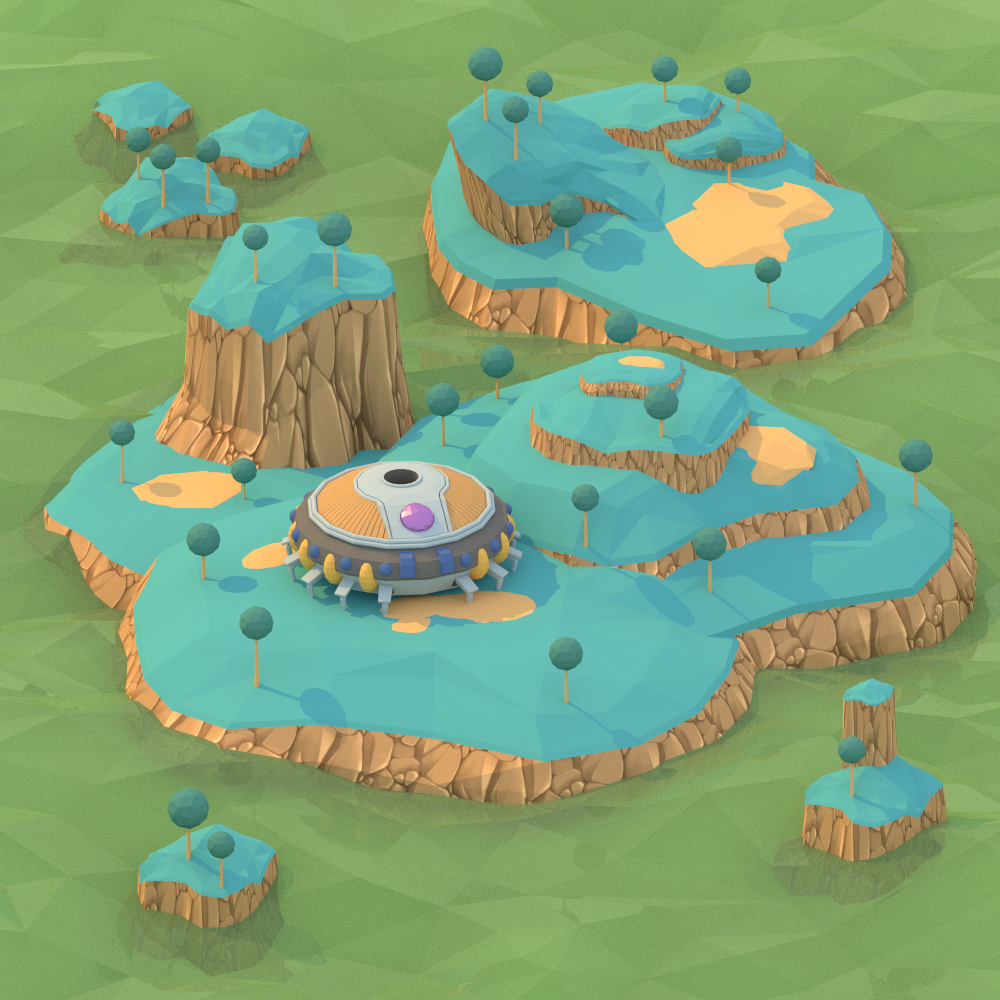 Planet Namek - CG Cookie