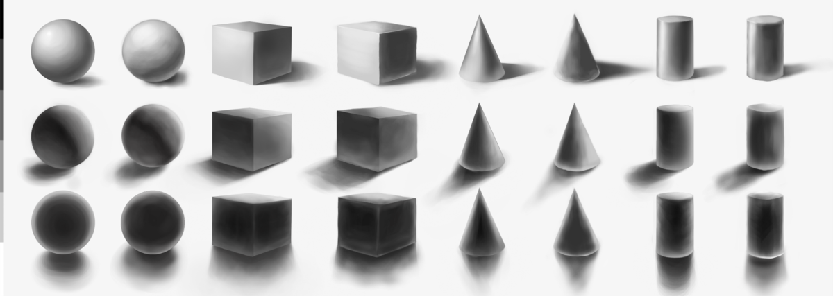 Value Shading Shapes